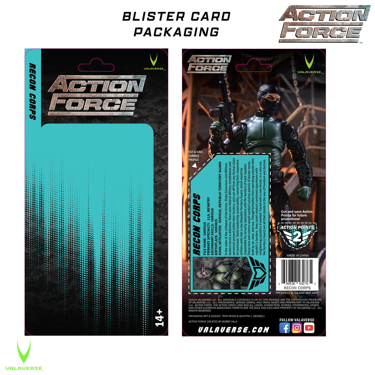 Action Force Series 5 Recon Corps 1/12 Scale Action Figure - Valaverse – Props & Replicas.co.uk