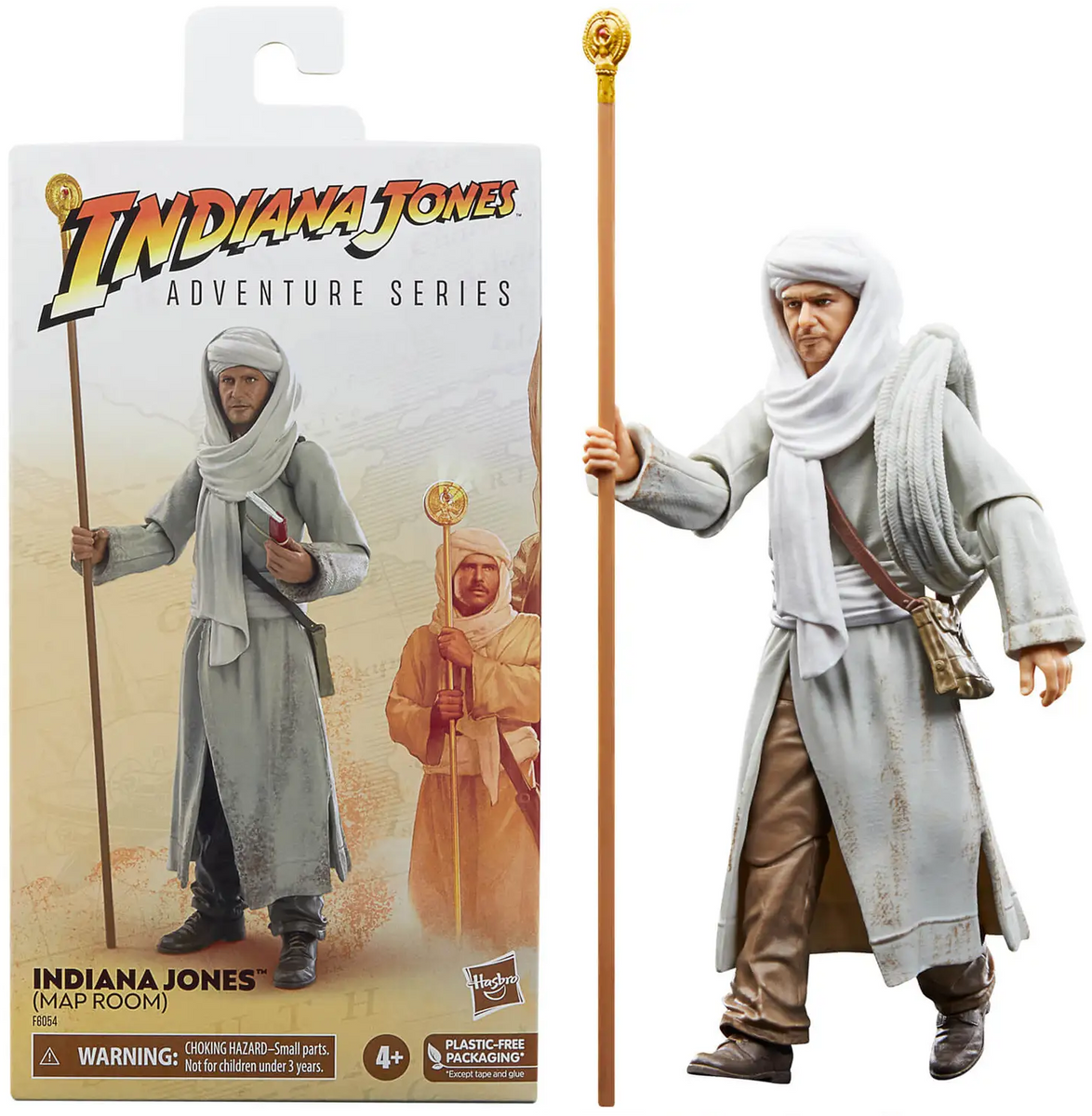 Indiana Jones Adventure Series Indiana Jones (Map Room) 6" Inch Scale ...