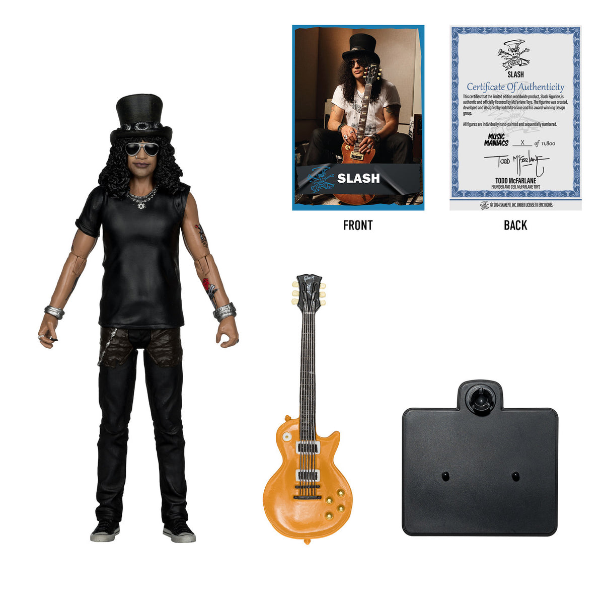 Slash (Music Maniacs: Rock) 6" Scale Action Figure - McFarlane Toys ...