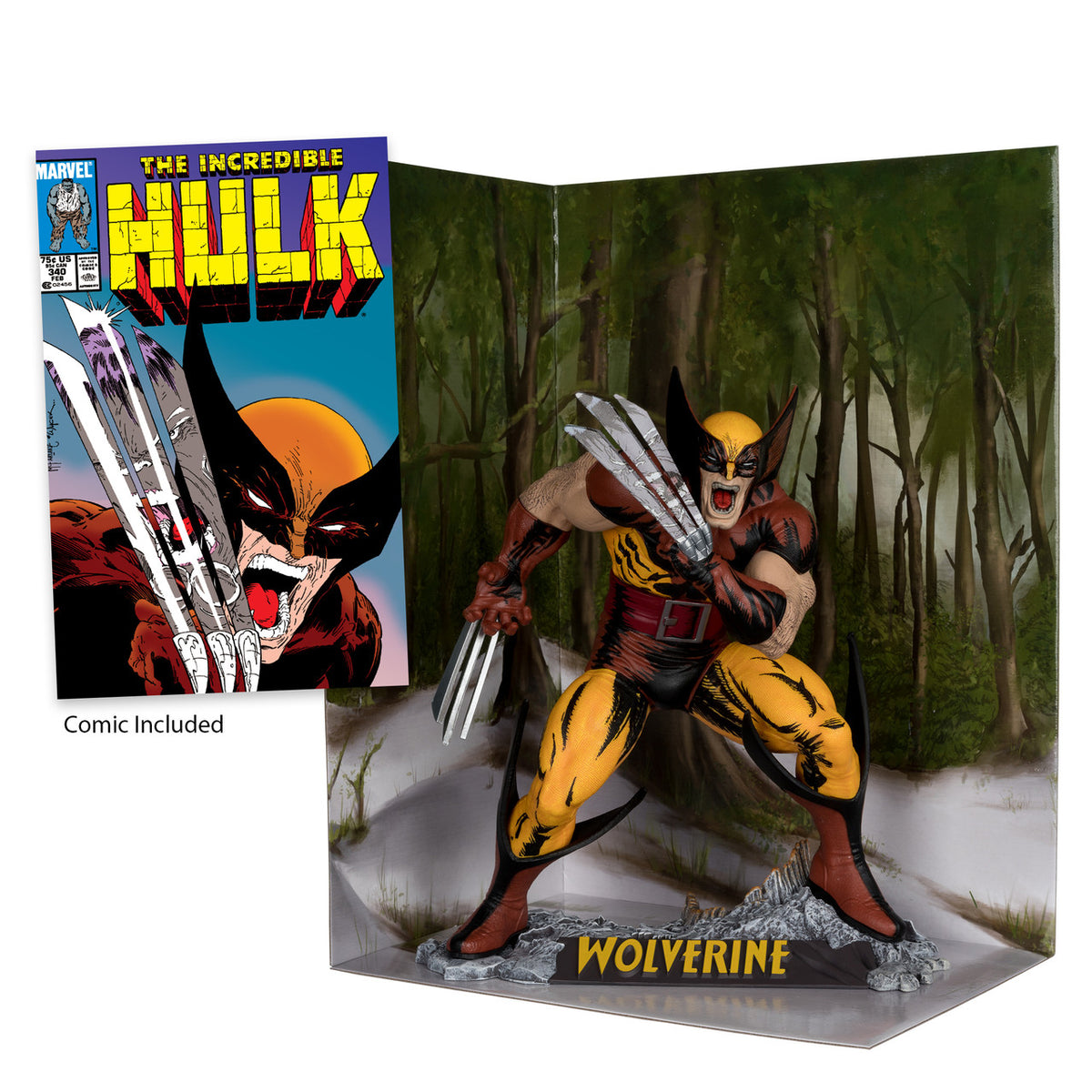 Marvel Collection Wolverine (The Incredible Hulk #340) 1:6th Scale Col ...