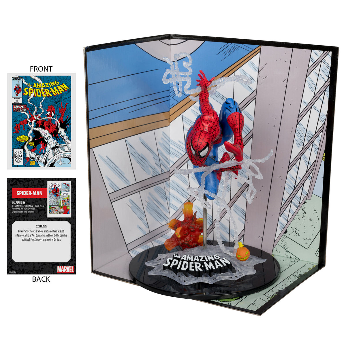 Marvel Collection Spider-Man (The Amazing Spider-Man #302) 110th Scale ...