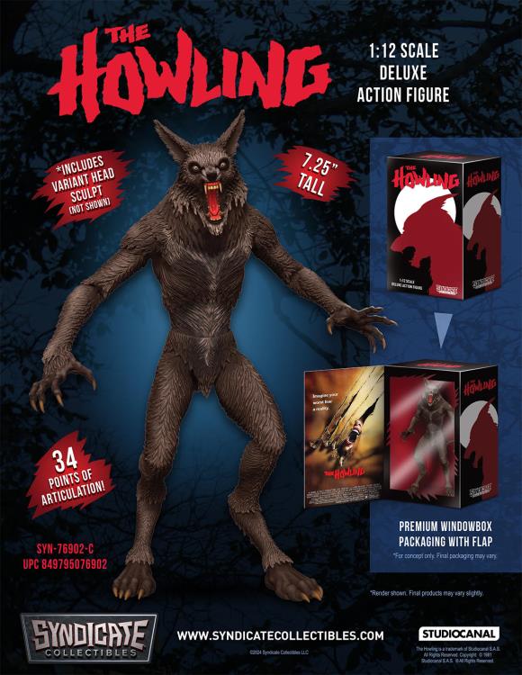 The Howling Werewolf 1/12 Action Figure - Syndicate Collectibles ...