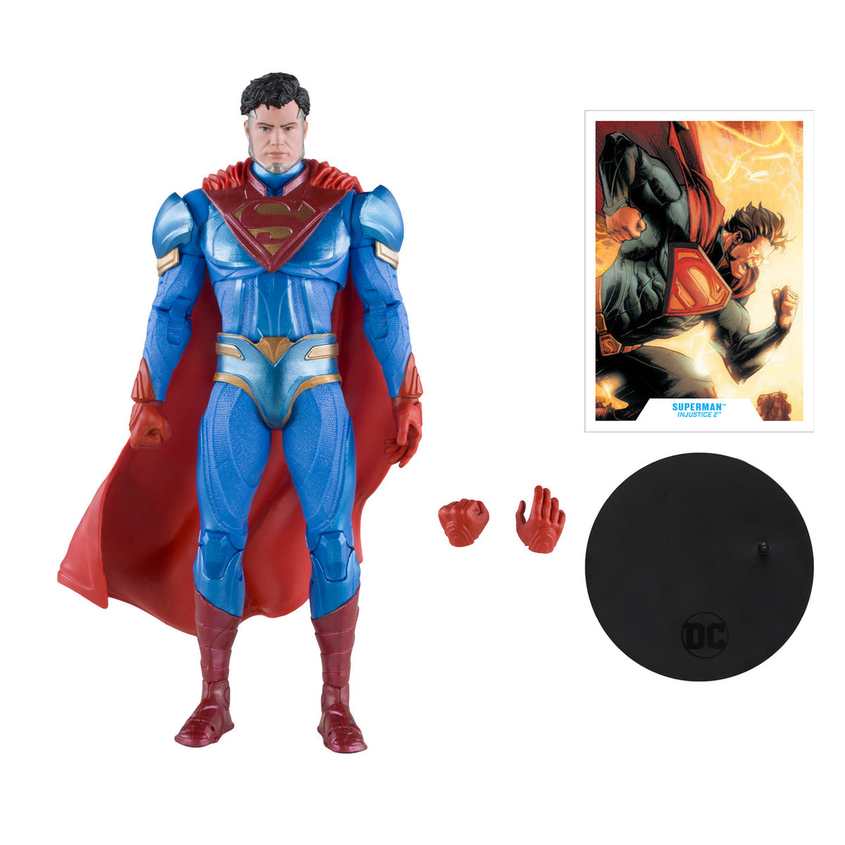 DC Multiverse Superman (Injustice 2) 7" Inch Scale Action Figure - McF ...