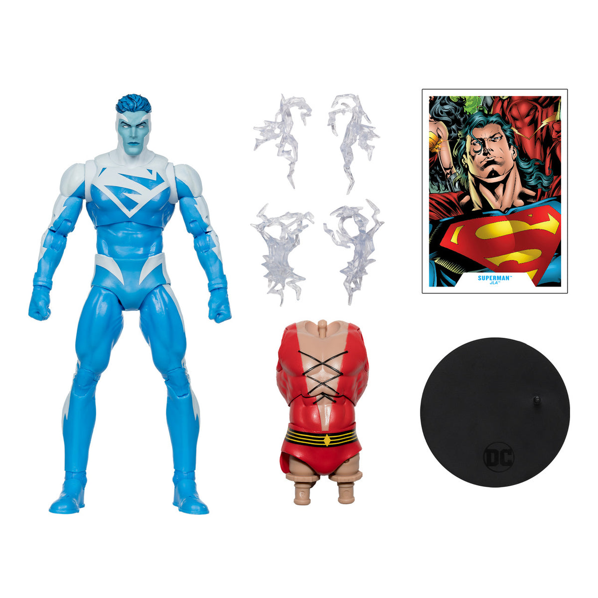 DC Multiverse Superman (JLA) 7" Build-A-Figure 7" Inch Scale Action Fi ...