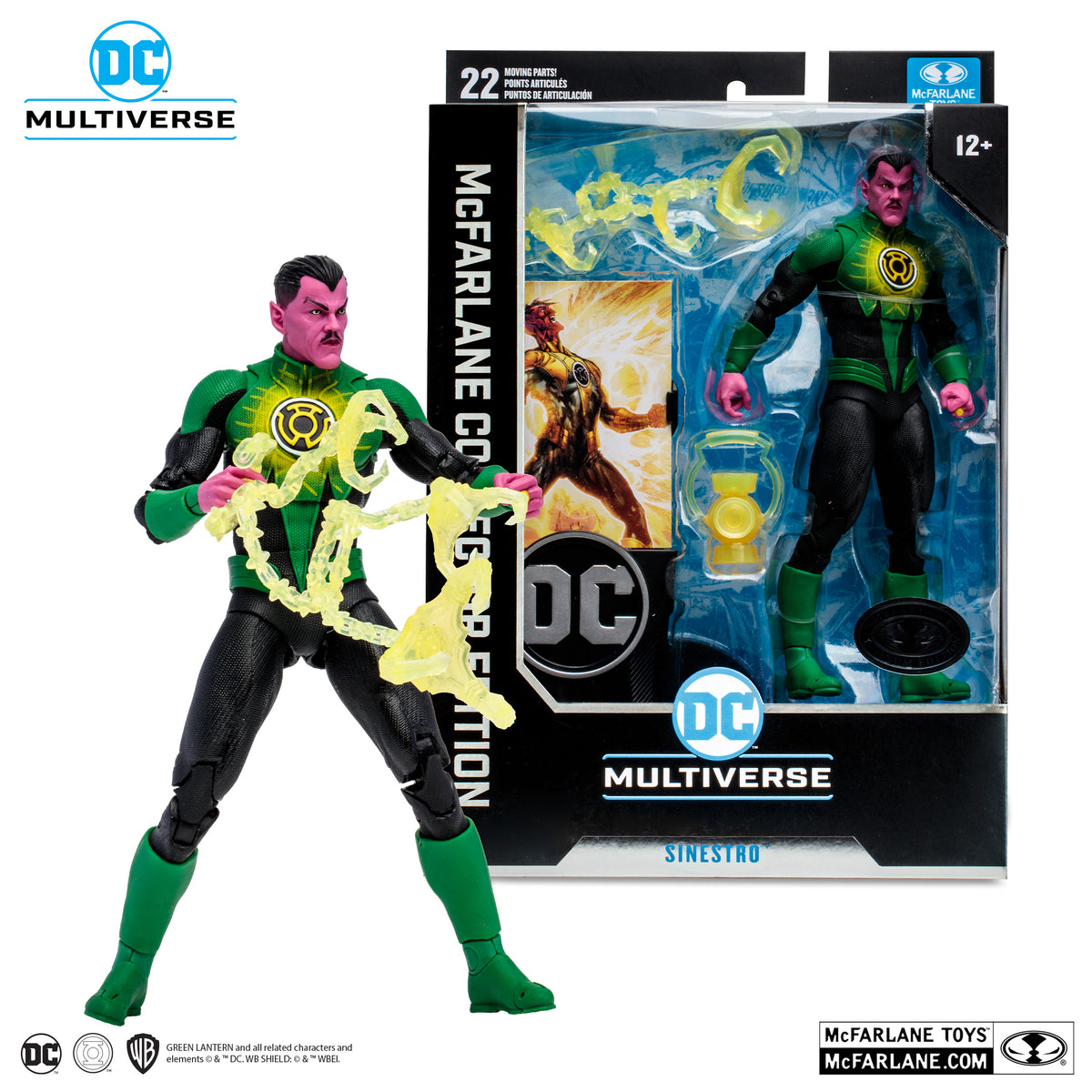 PLATINUM DC Multiverse Collector Edition Sinestro 7" Inch Scale Action ...