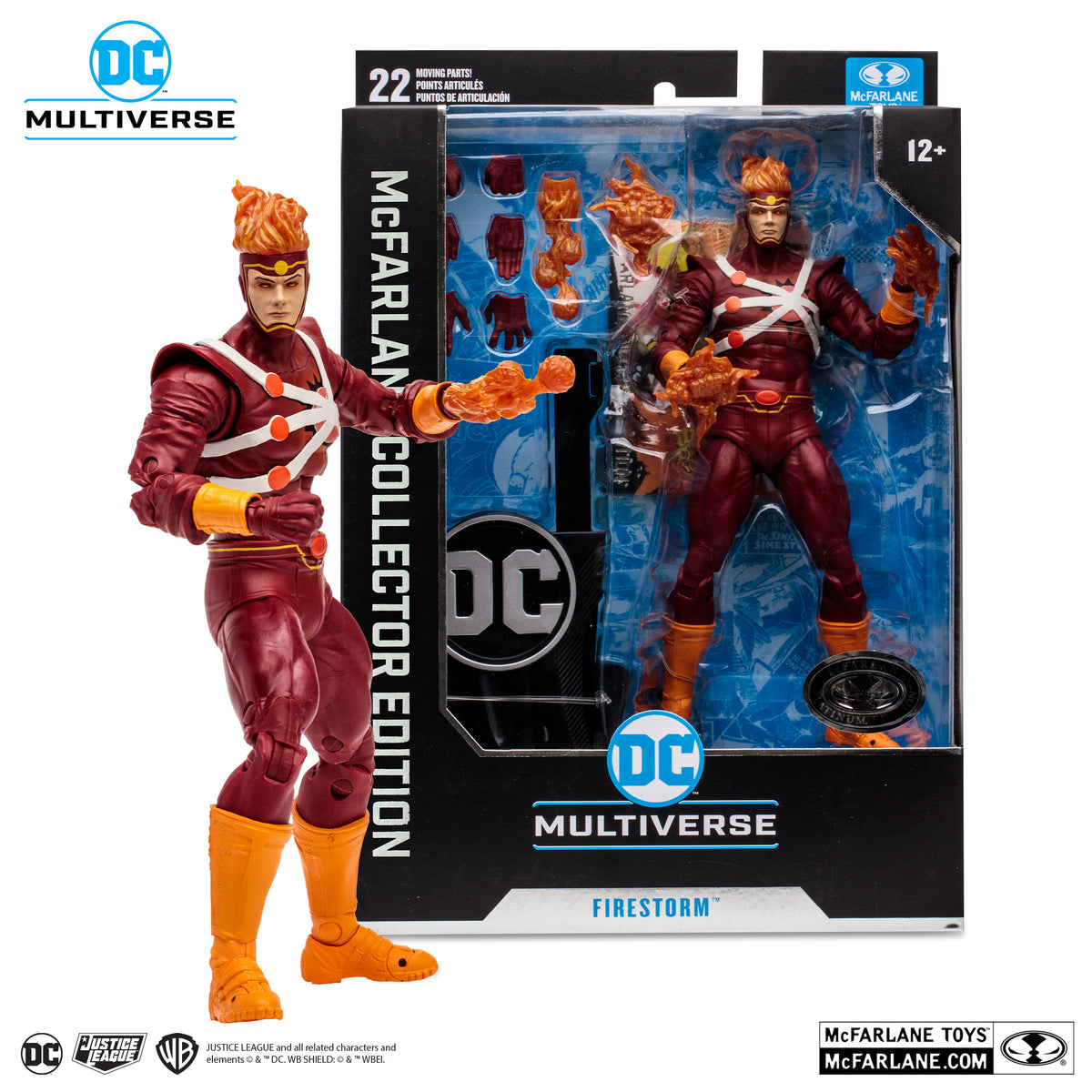 PLATINUM DC Multiverse Collector Edition Firestorm 7" Inch Scale Actio ...