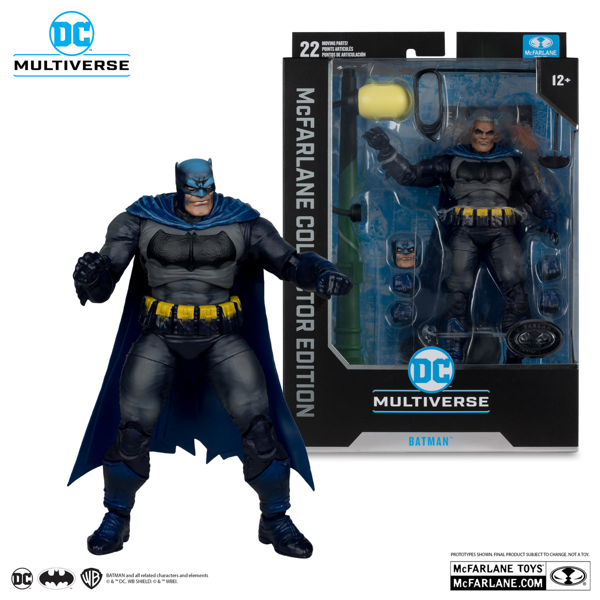 PLATINUM Batman Battle Damage Blue (The Dark Knight Returns) McFarlane ...