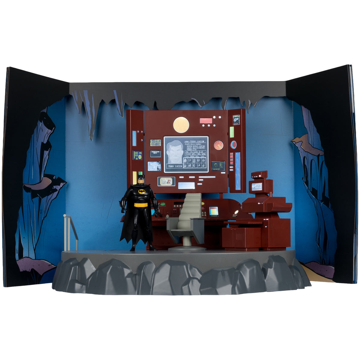 The Batcave Playset (BTAS) Gold Label (McFarlane Store Exclusive) - Mc ...