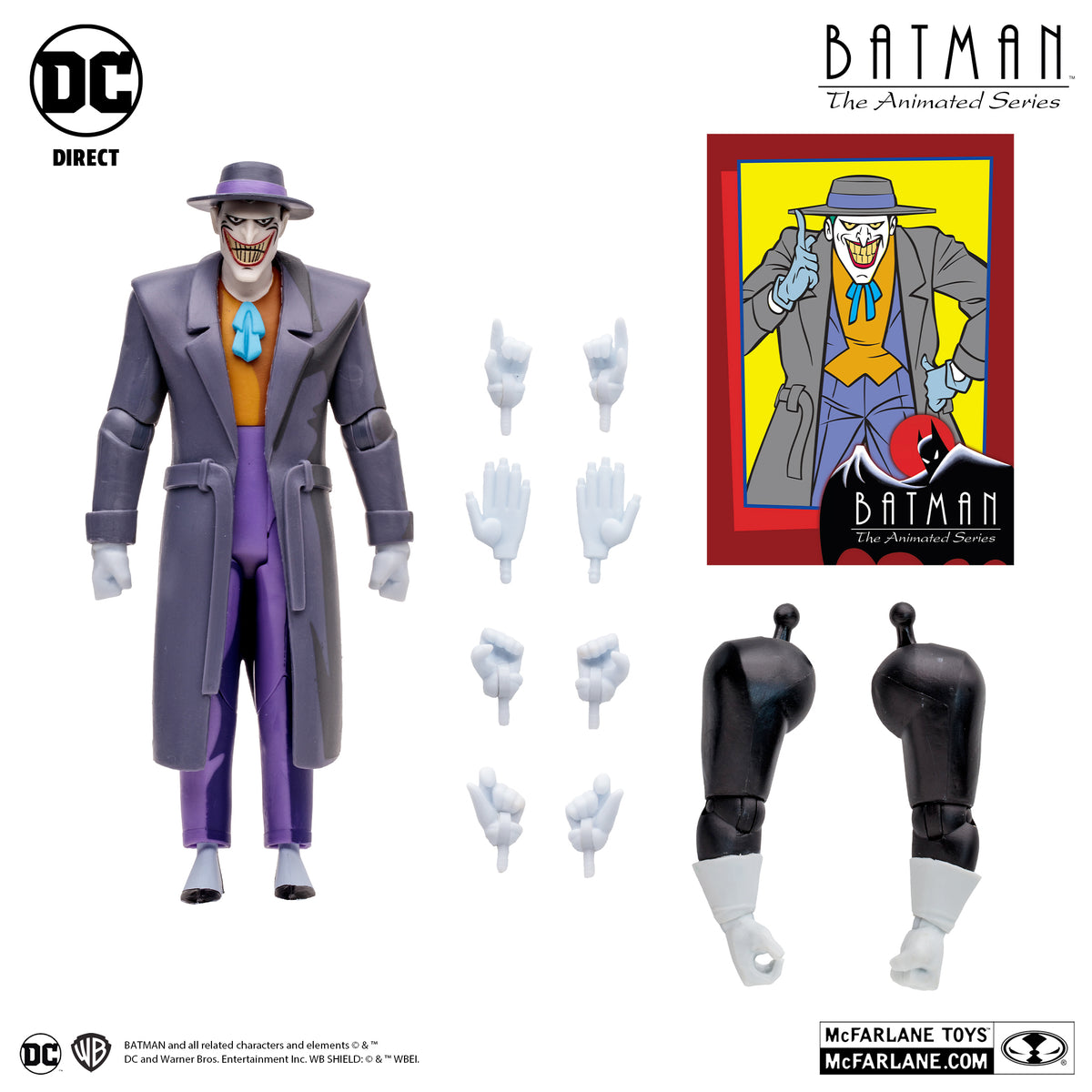 DC Comics Batman The Animated Series: The Joker (Trench Coat) (Lock-Up ...