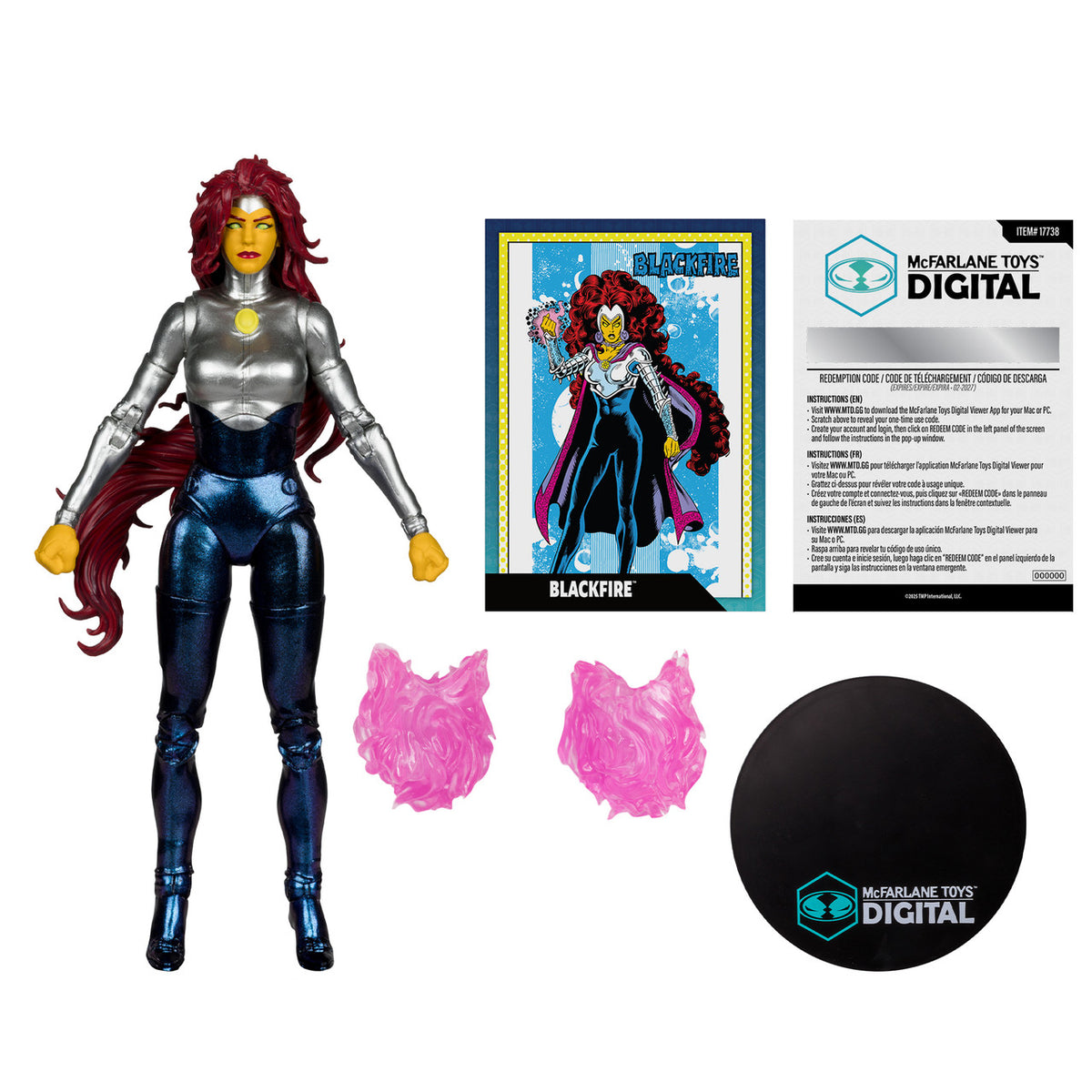 DC Multiverse Blackfire (The New Teen Titans) 7" Figure w/McFarlane To ...