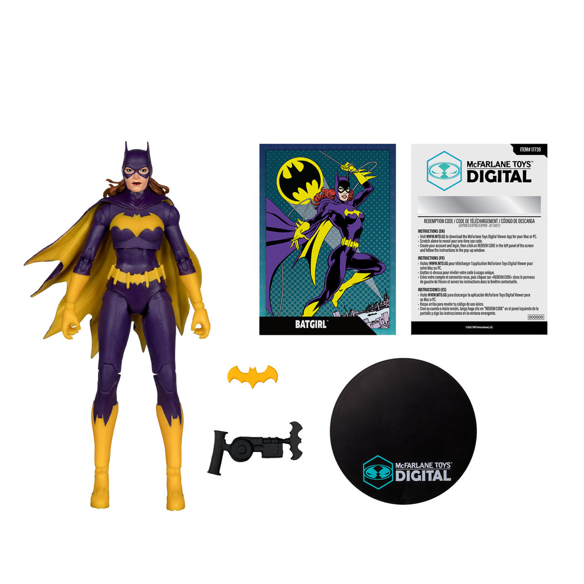 DC Multiverse Batgirl (DC Classic) 7" Figure w/McFarlane Toys Digital ...