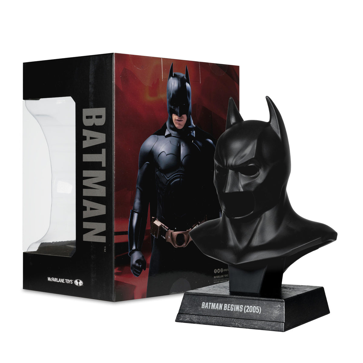 Batman (Batman Begins) 1:3 Scale Cowl Replica - McFarlane Toys – Props ...
