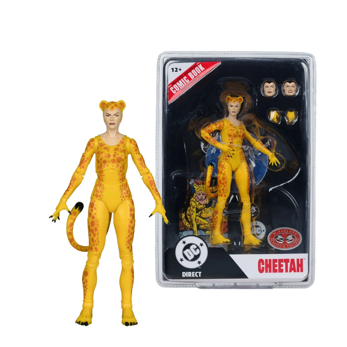Cheetah (Crisis on Infinite Earths) with Comic (Page Punchers) Red Pla ...