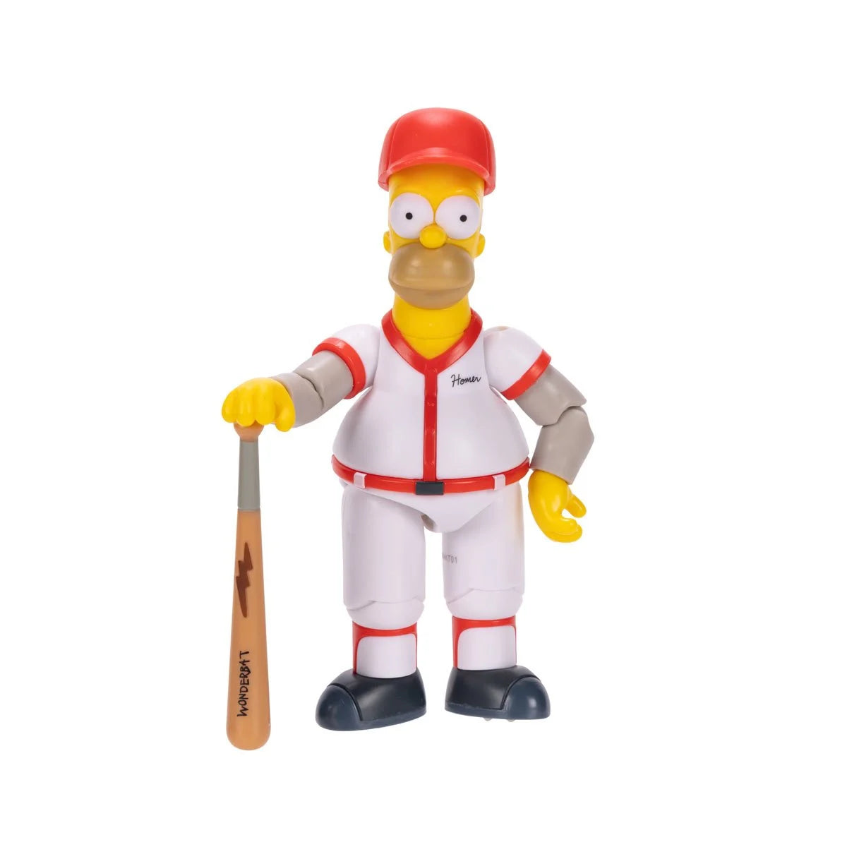 The Simpsons Baseball Homer with Bat and Removable Hat 5" inch Scale A ...