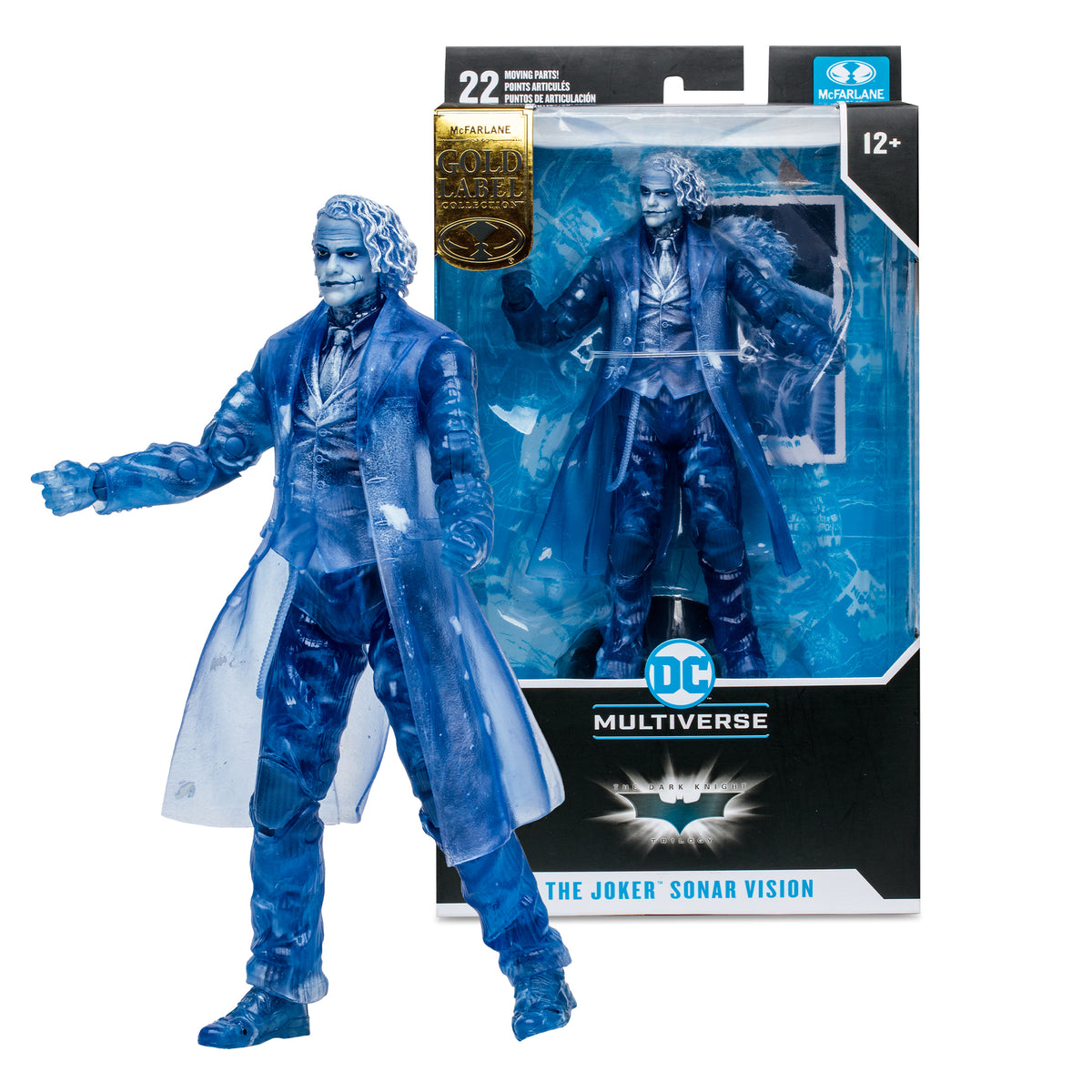 DC Multiverse The Joker (The Dark Knight) (Sonar Vision Variant) (Gold ...