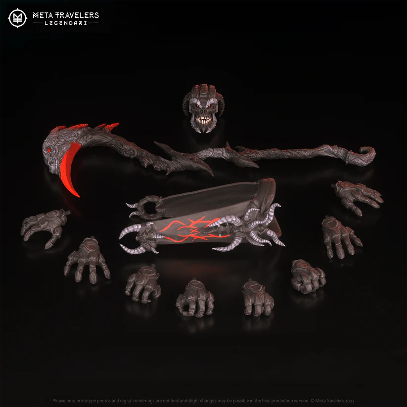Legendari Obsidious 7" Inch Scale Action Figure - MetaTravelers – Props ...