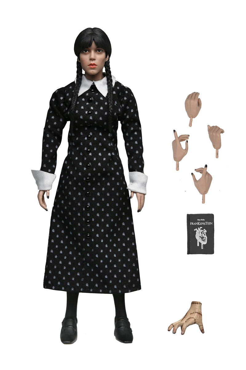 Wednesday - Wednesday Addams (Classic Dress) 8" Inch Clothed Scale Act ...