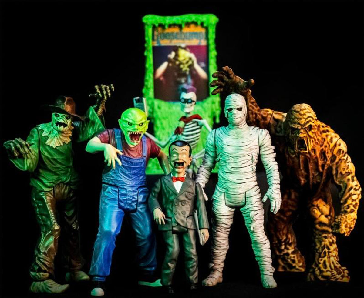 Goosebumps (Set of 5) (Build-a-Bonehead - Curly) 5" Inch Scale Action ...