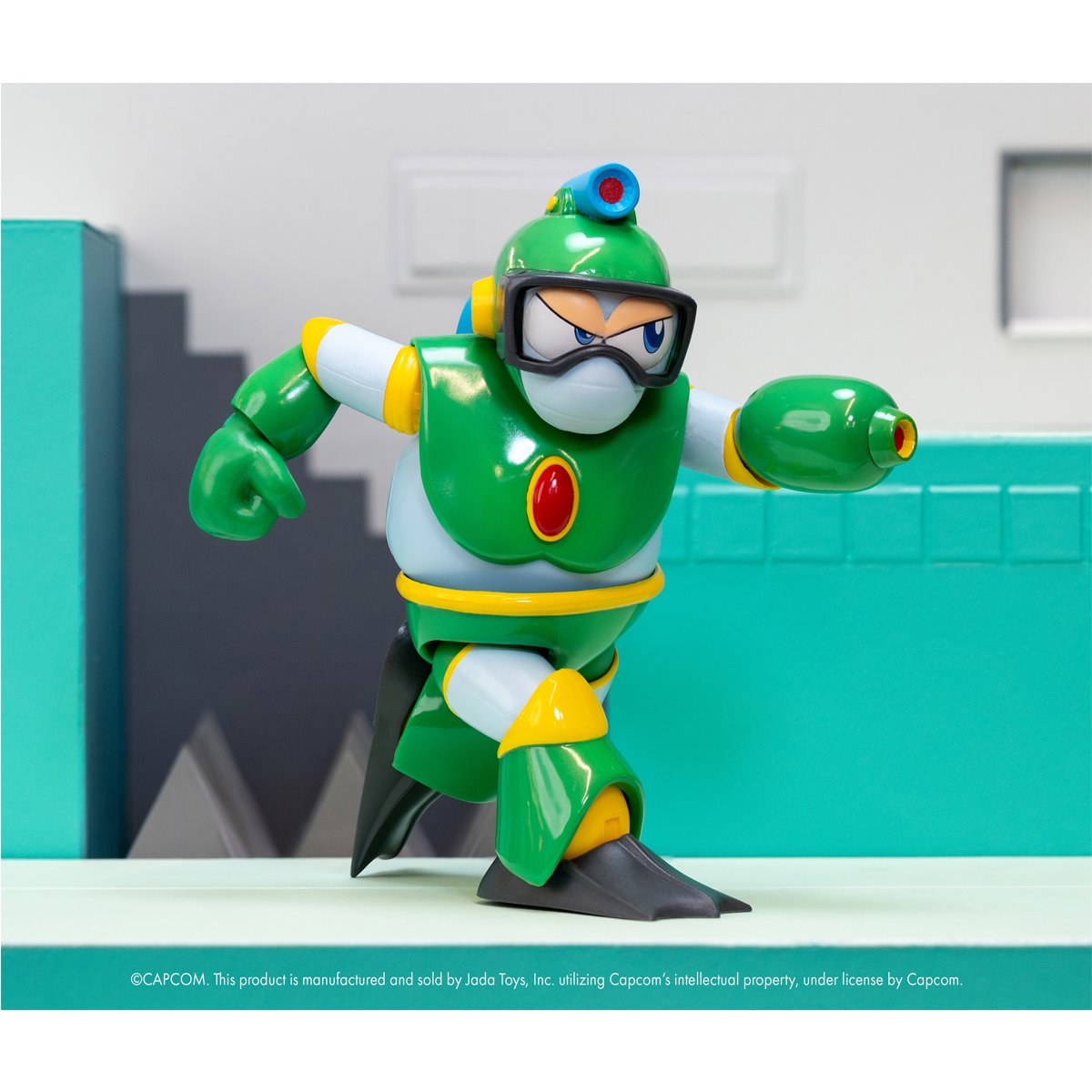 Mega Man Bubble Man Deluxe 1:12 Scale Action Figure - Jada – Props ...