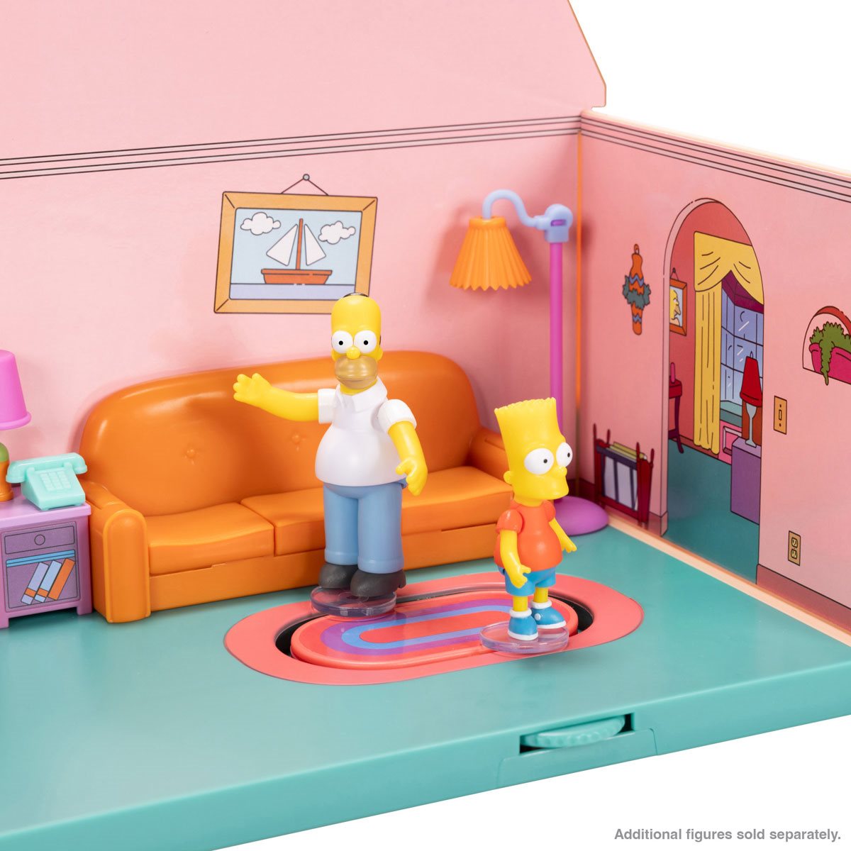 The Simpsons House Living Room Diorama Playset - Jakks Pacific – Props ...