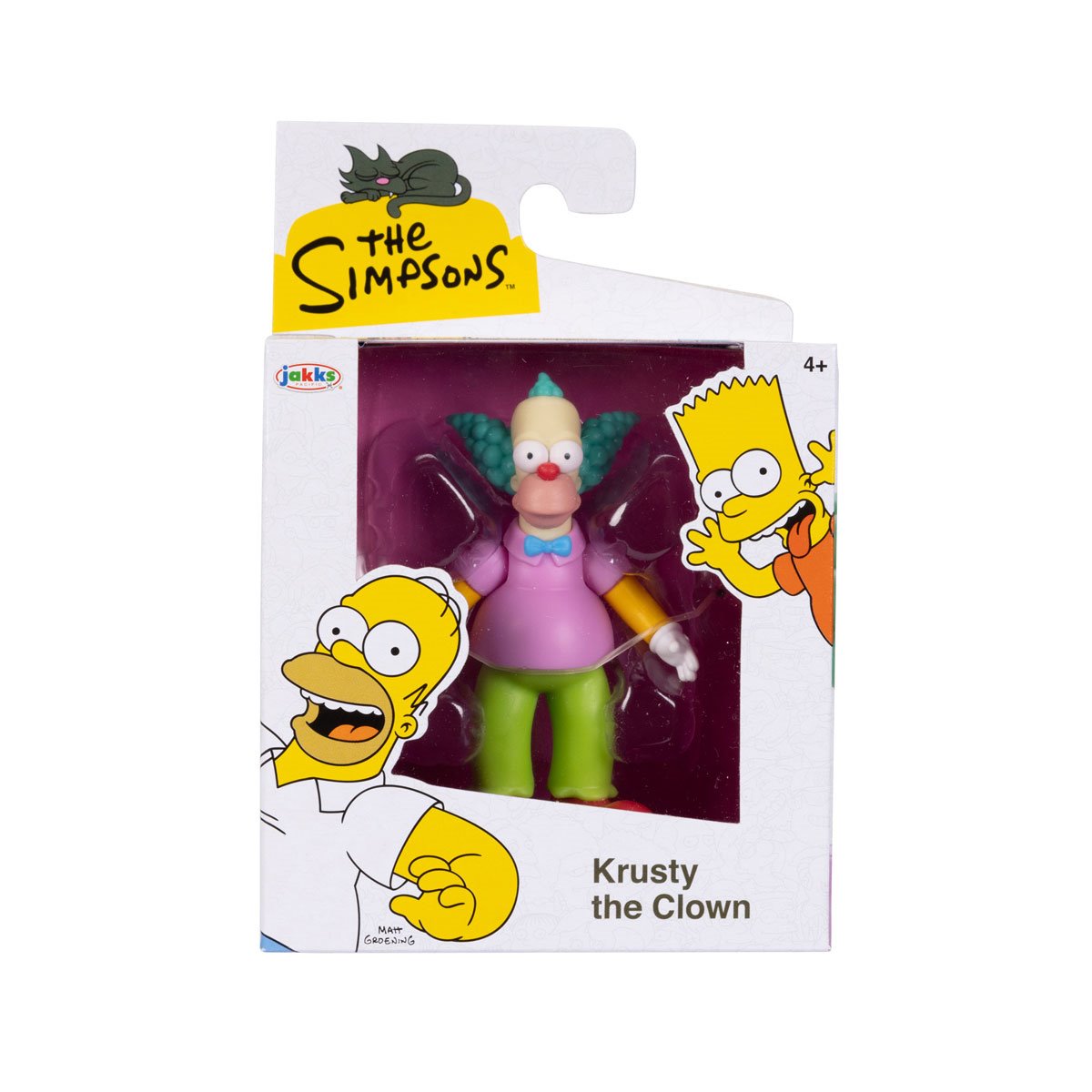The Simpsons Krusty the Clown 2 1/2-inch Scale Action Figure - Jakks P ...