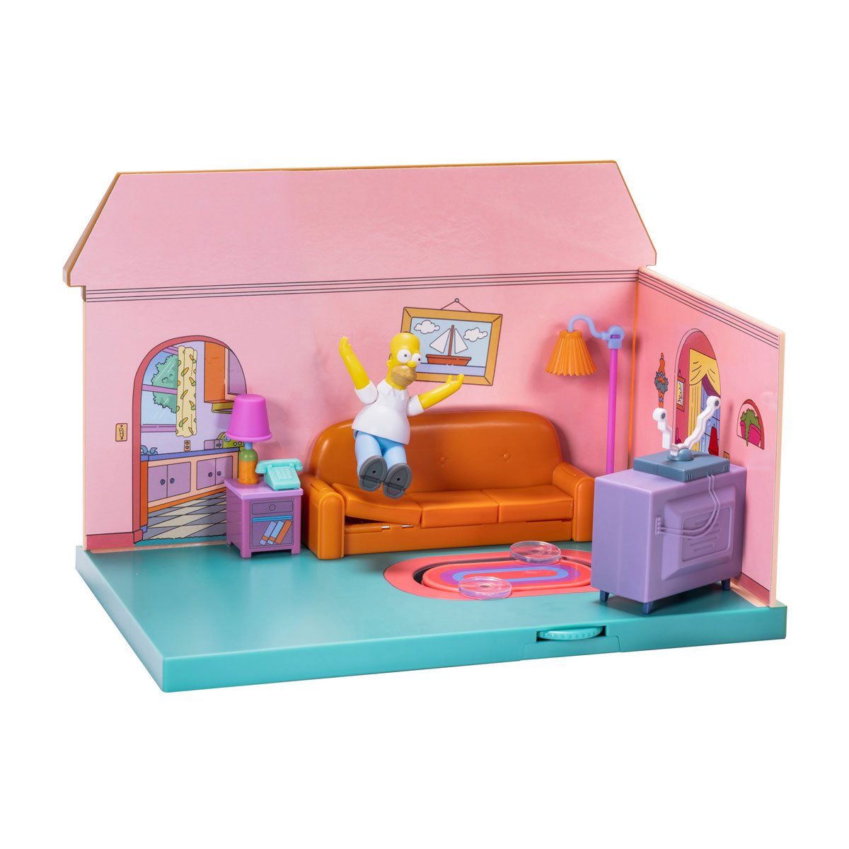 The Simpsons House Living Room Diorama Playset - Jakks Pacific – Props ...