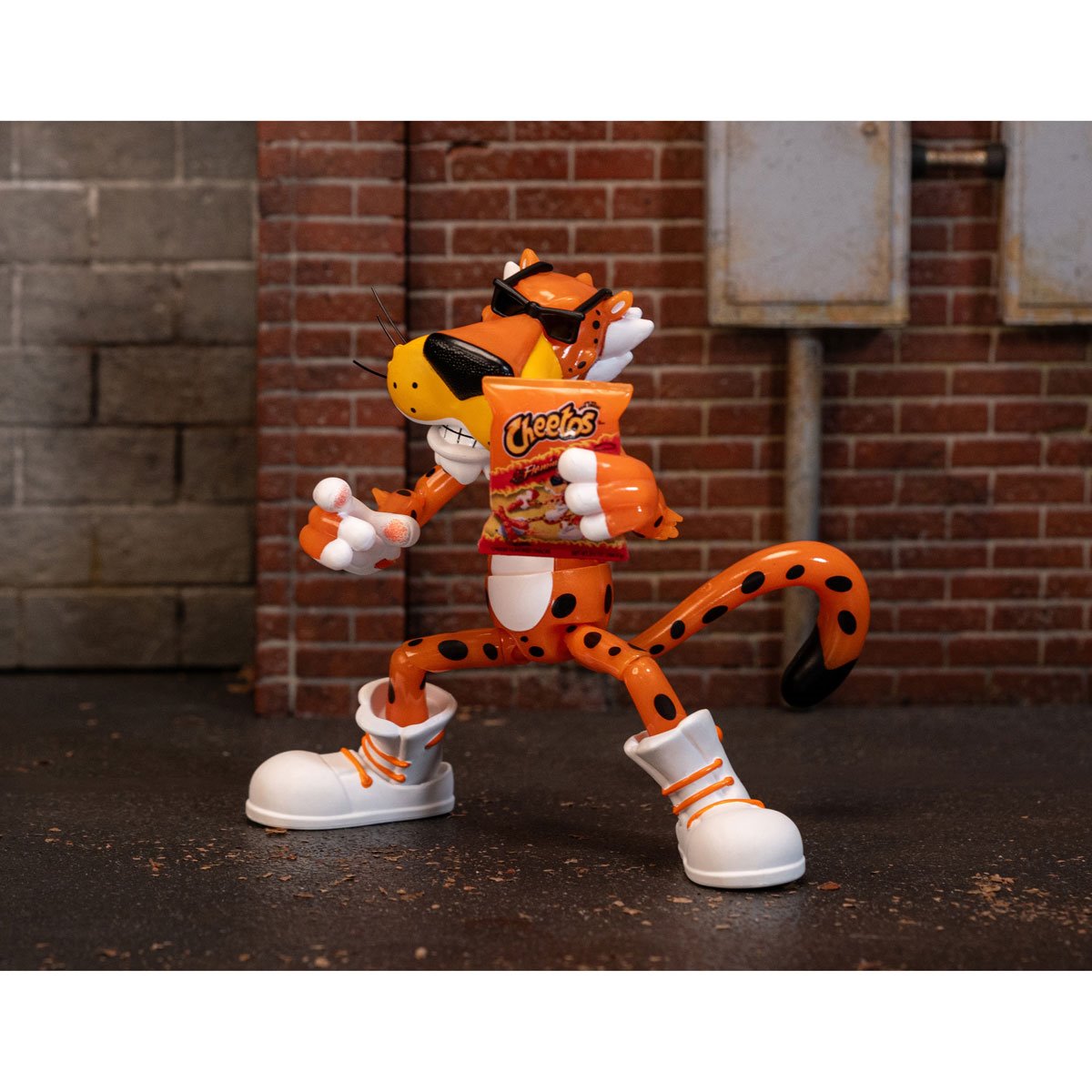 Cheetos Chester Cheetah Flamin' Hot Glow-in-the-Dark 6" Inch Scale Act ...