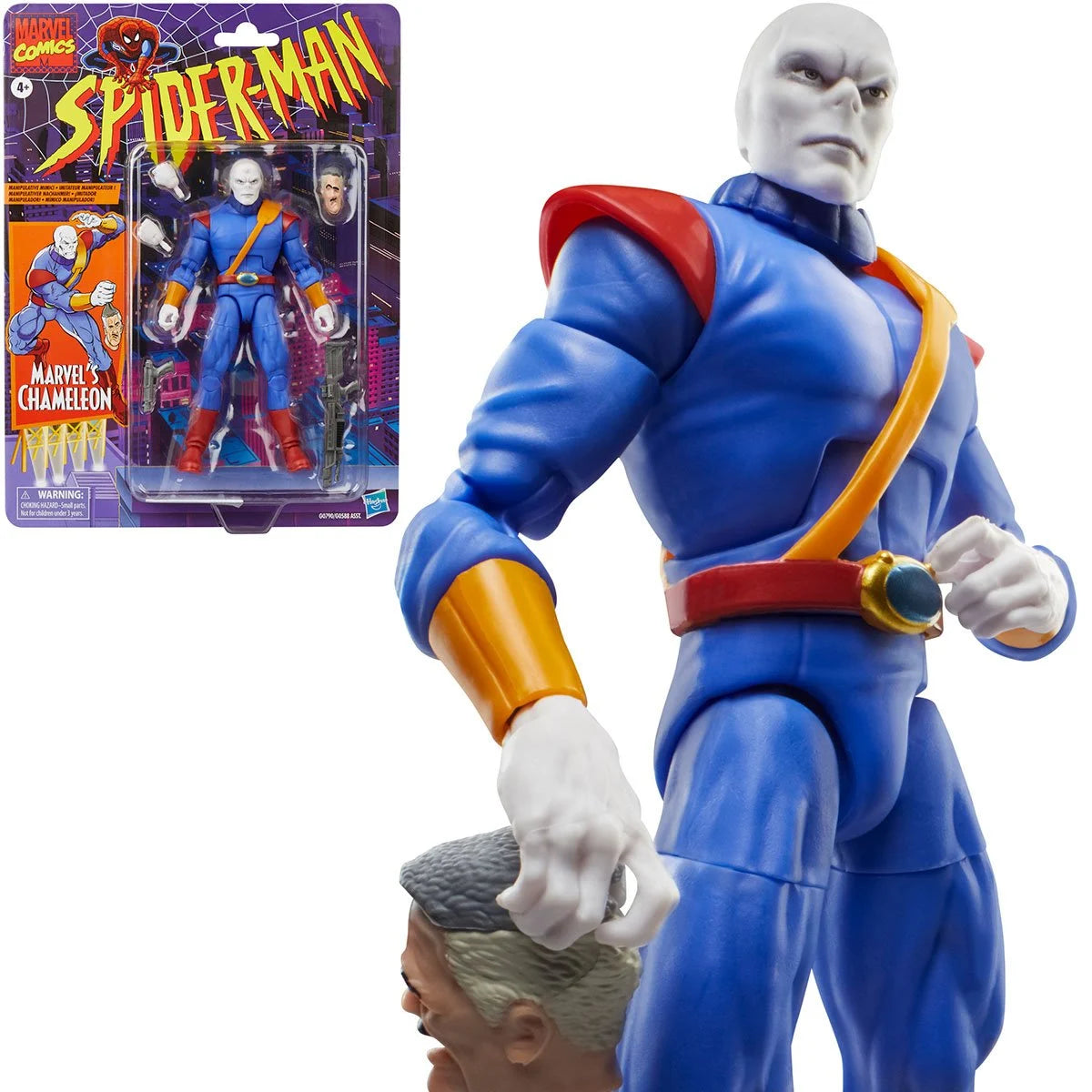 Marvel Legends Spider-Man Retro Marvel's Chameleon 6" Inch Action Figu ...