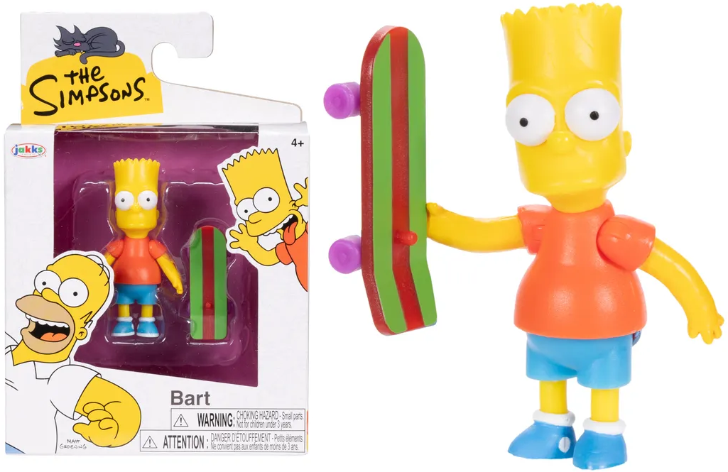 The Simpsons Bart 2 1/2-inch Scale Action Figure - Jakks Pacific ...