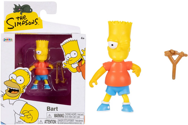The Simpsons Bart Simpson (Version 2) 2 1/2-inch Scale Action Figure ...
