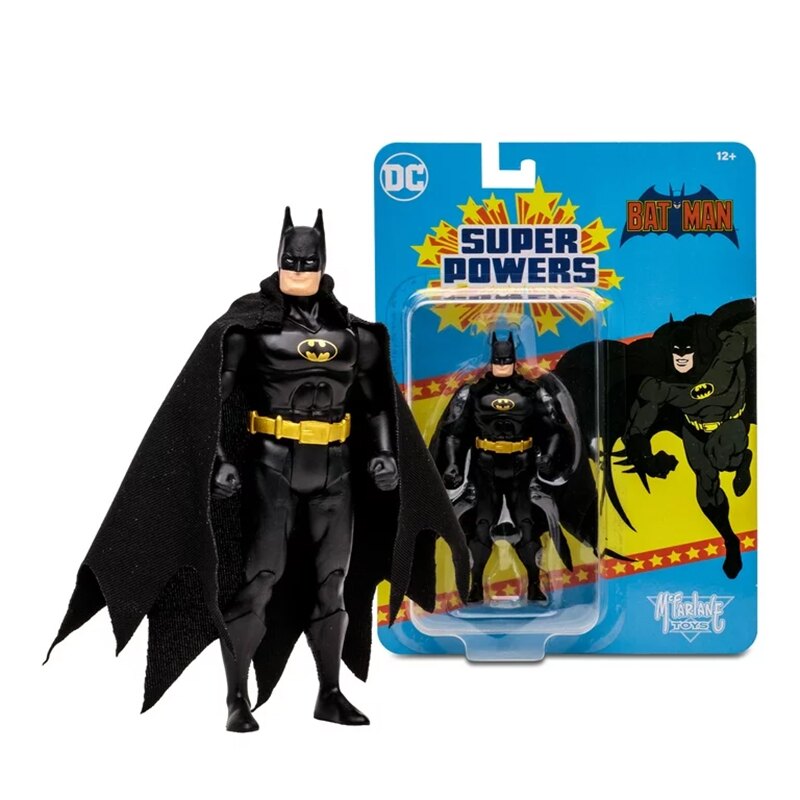 Super Powers Batman (Black Suit Variant) 4" Inch Scale Action Figure ...