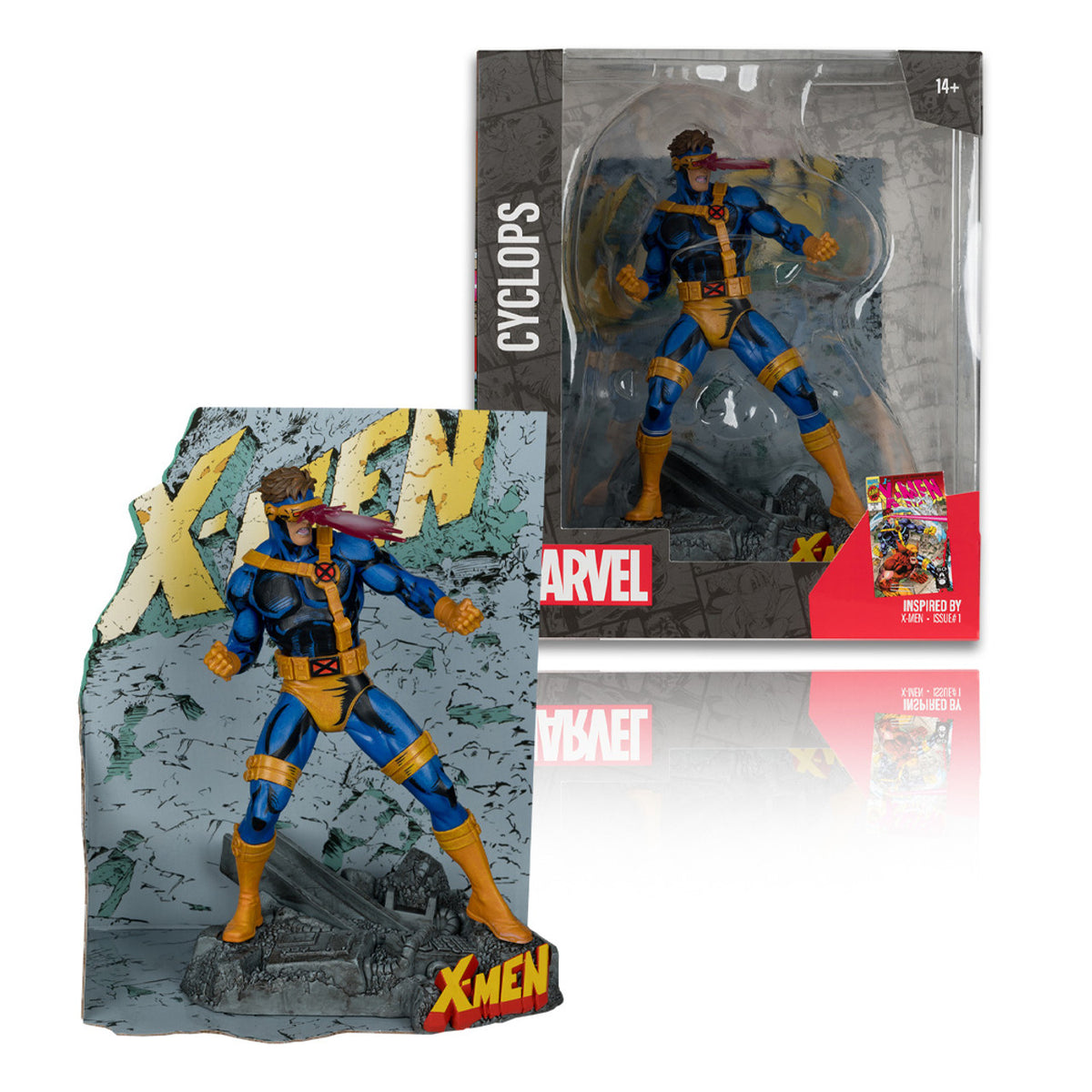Marvel Collection Cyclops (X-Men #1) 110th Scale Collectible Figure wS ...