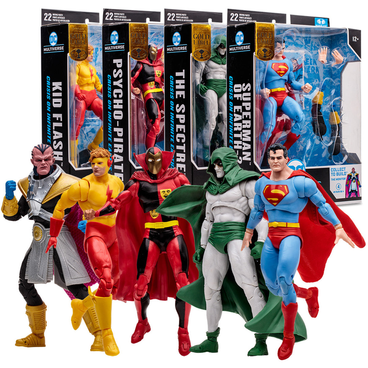 DC Multiverse Crisis on Infinite Earths Full Wave (Set of 4) w/Monitor ...
