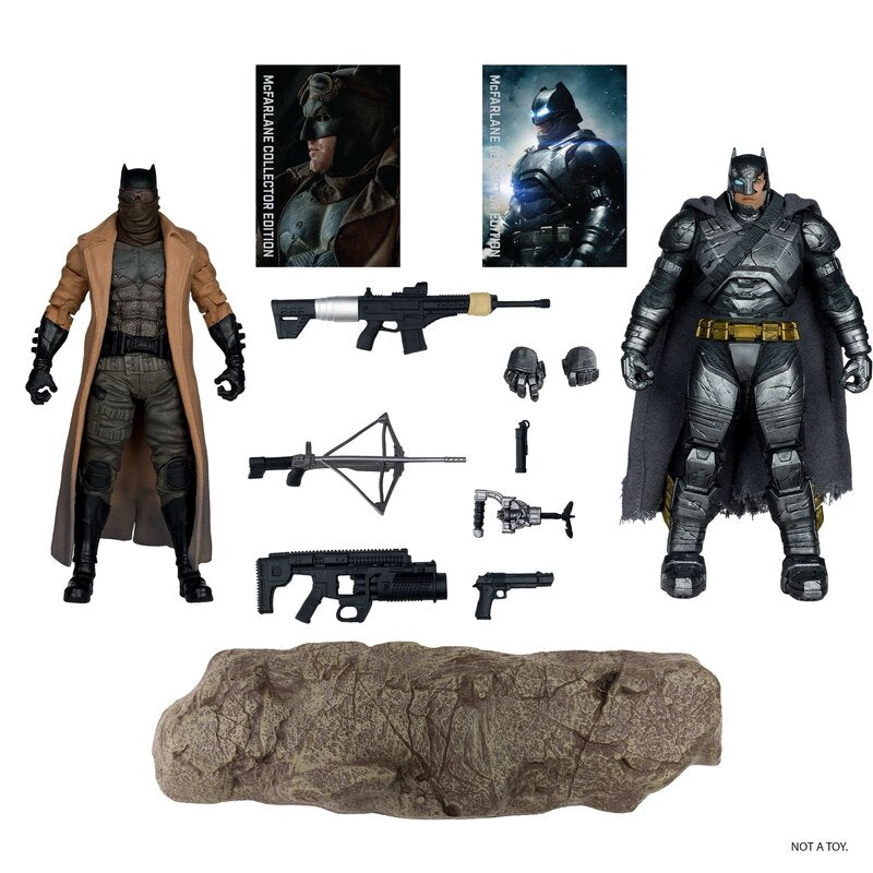 DC Multiverse Knightmare Batman & Armored Batman Dawn Of Justice 2-Pac ...