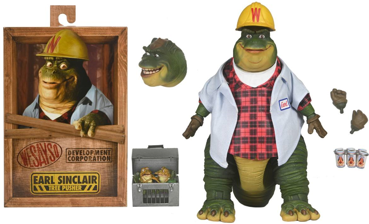 Dinosaurs Ultimate WESAYSO 'Tree Pusher' Earl Sinclair 7” Scale Action ...