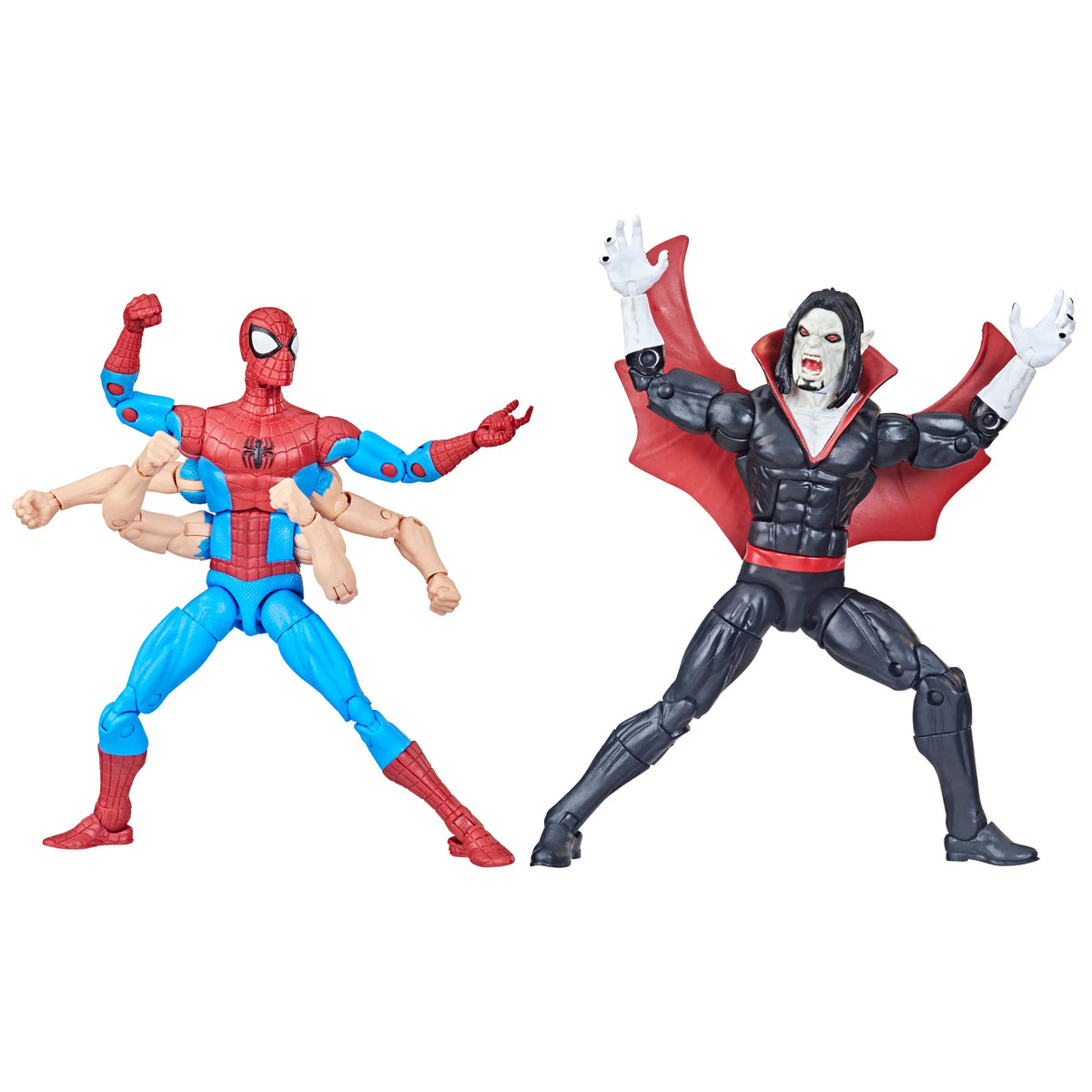 Marvel Legends Series Spider-Man vs Morbius 6" Inch Action Figure 2 Pa ...