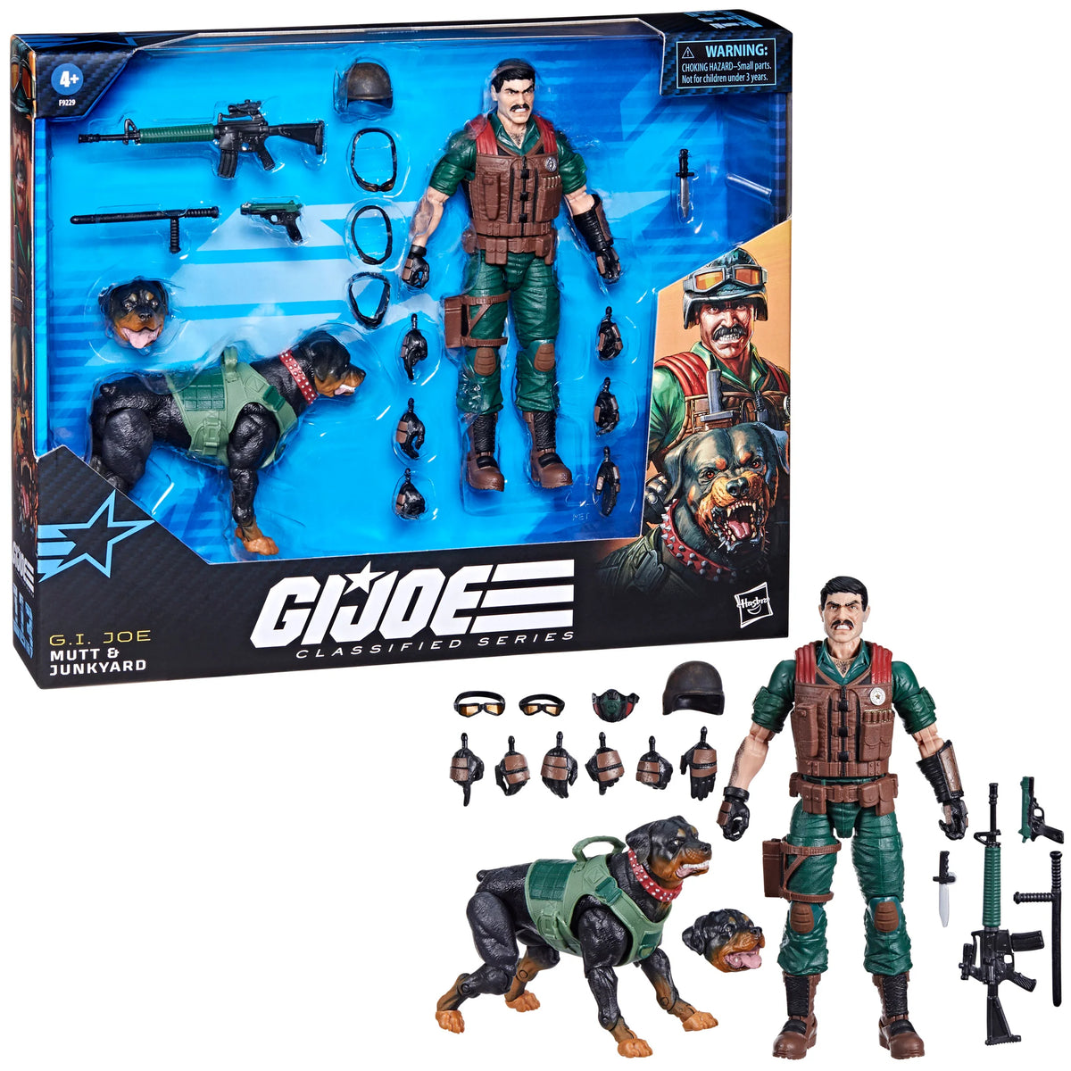 G.I. Joe Classified Series #113, Deluxe Mutt & Junkyard 6" Inch Action ...