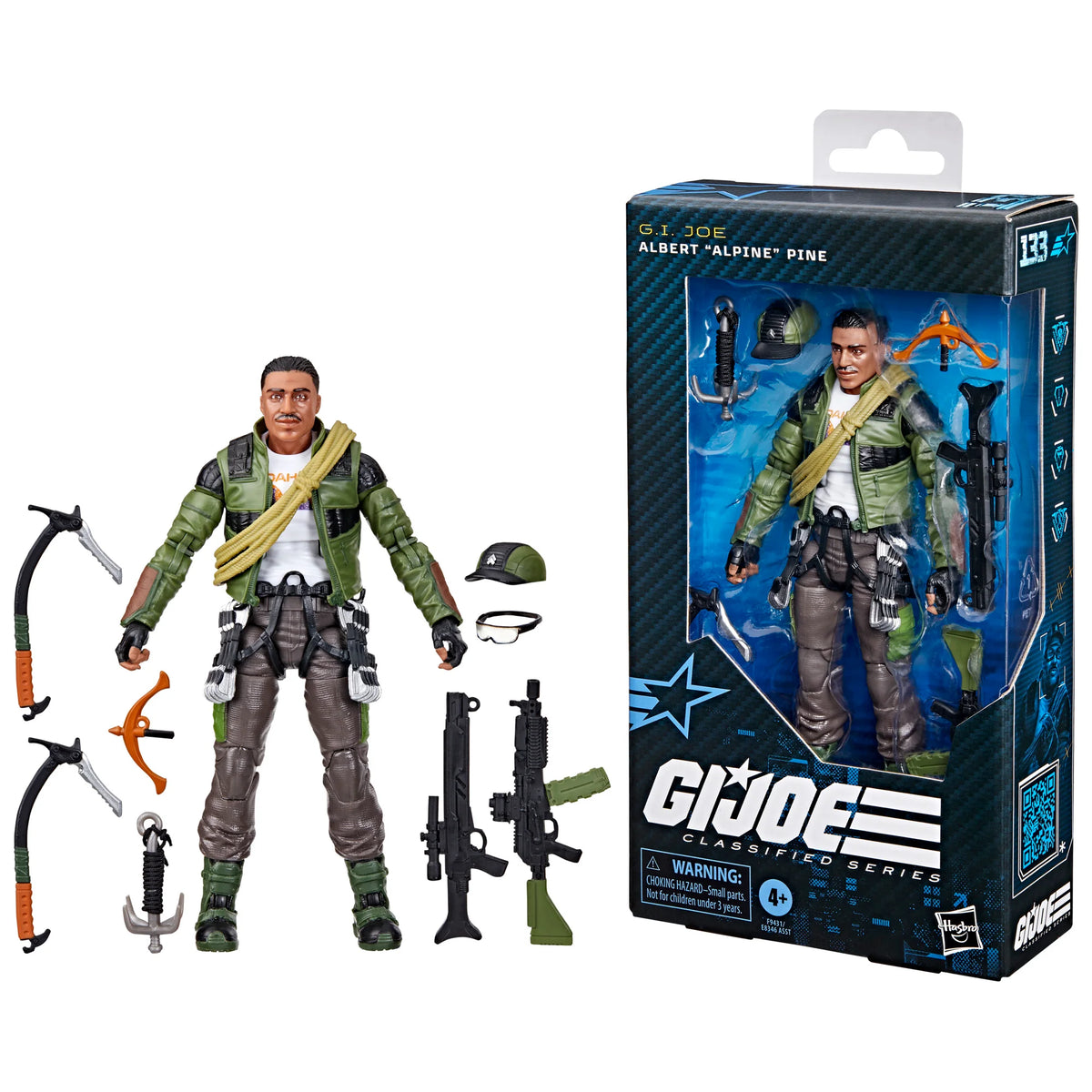 G.I. Joe Classified Series #133, Albert "ALPINE" Pine 6" Inch Action F ...