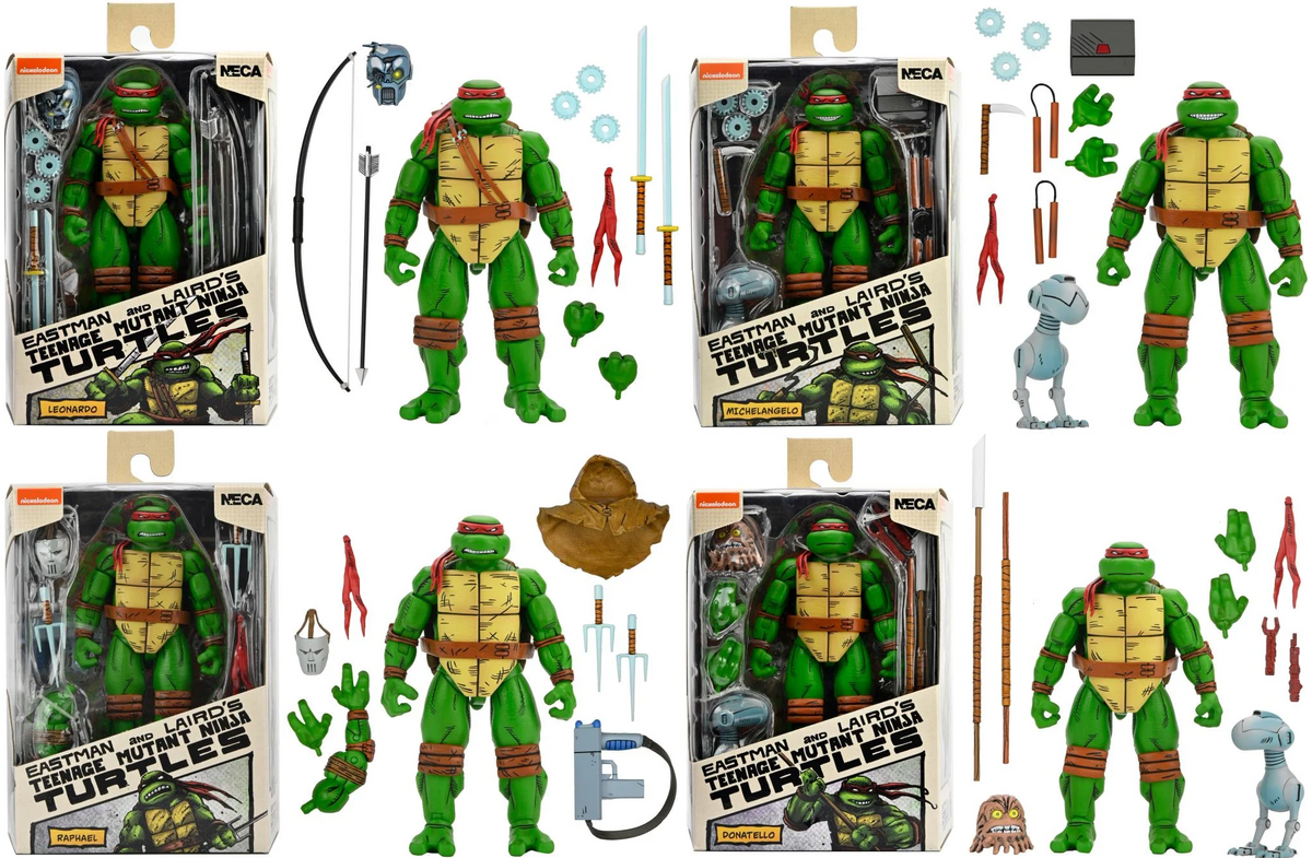 Teenage Mutant Ninja Turtles (Mirage Comics) - Full Wave (4 Figures) 7 ...