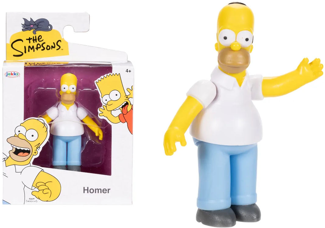 The Simpsons Homer 2 1/2-inch Scale Action Figure - Jakks Pacific ...