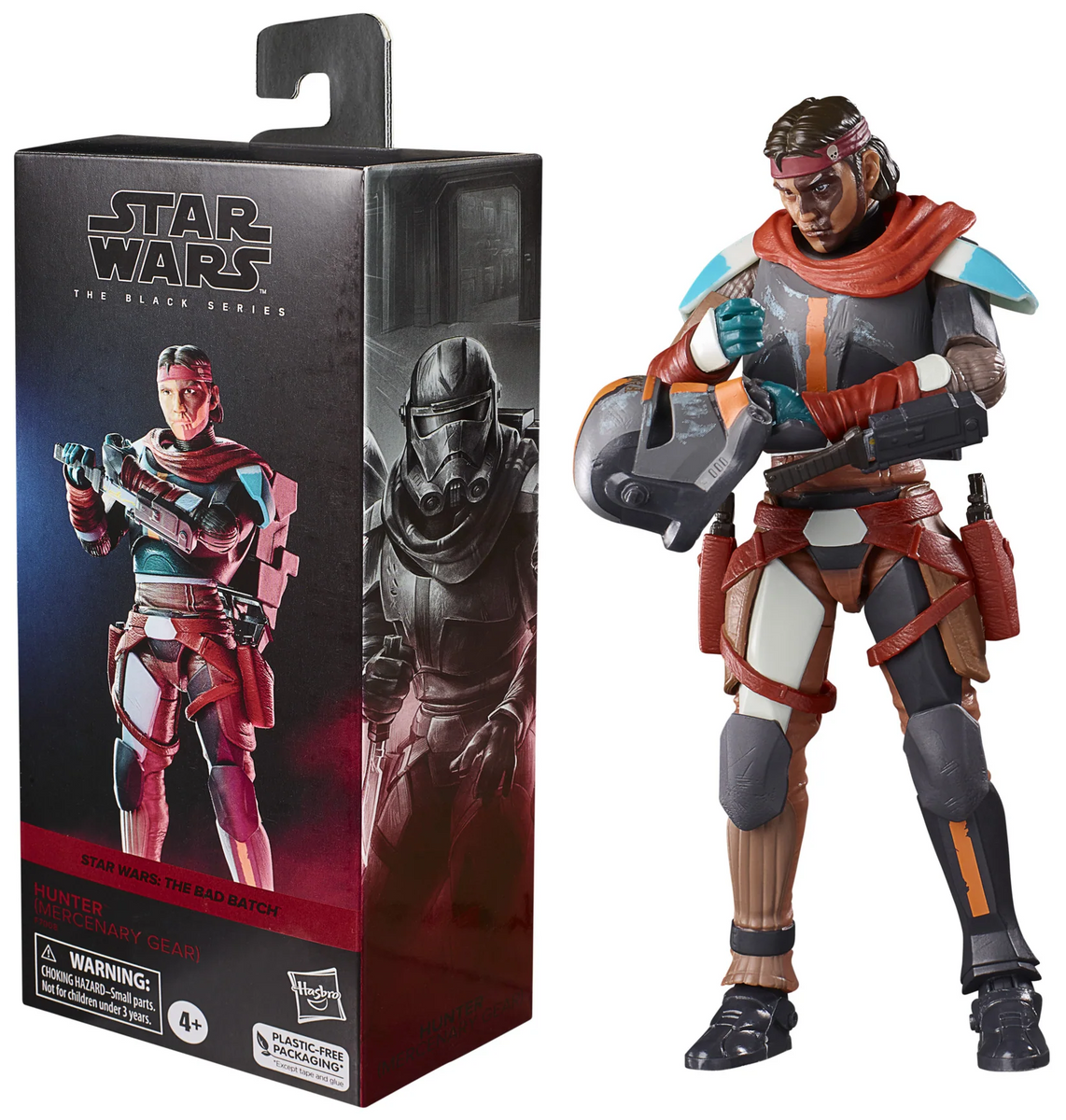 Star Wars The Black Series Bad Batch Hunter (Mercenary Gear) 6" Inch A ...