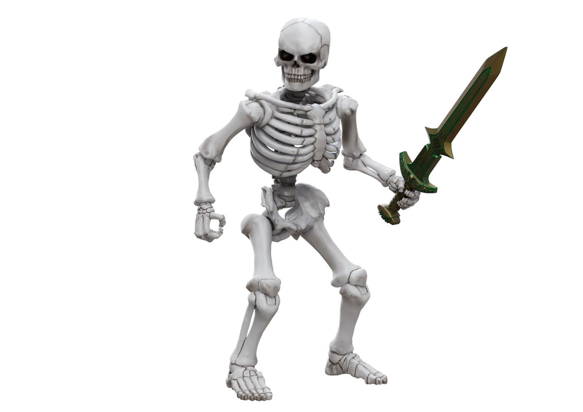 Undead Skeletal Guardian Immortal Champions Wave 1 Action Figure - Bos ...