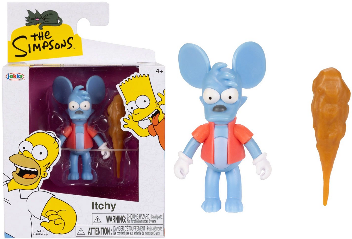 The Simpsons Itchy 2 1/2-inch Scale Action Figure - Jakks Pacific ...