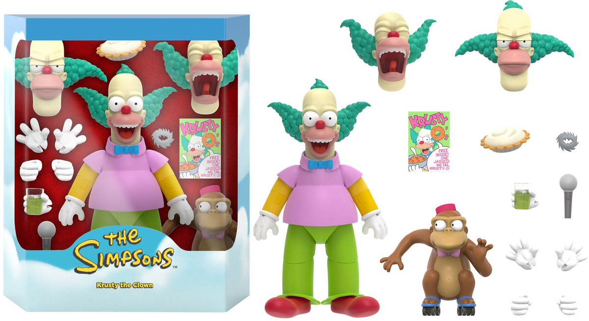 Super7 - The Simpsons ULTIMATES! Wave 2 - Krusty the Clown – Props ...