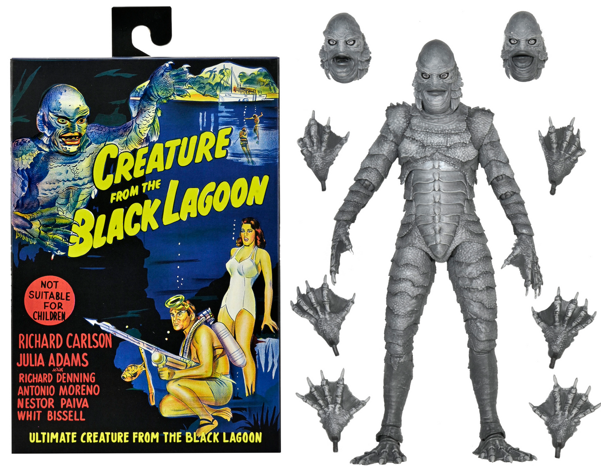 Universal Monsters Ultimate Creature from the Black Lagoon (B&W) 7″ Sc ...