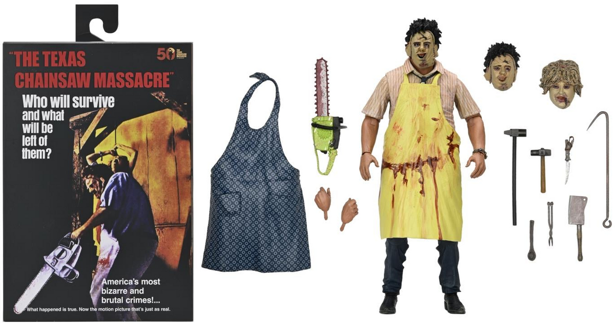 The Texas Chainsaw Massacre 50th Anniversary Leatherface Ultimate 7" I ...