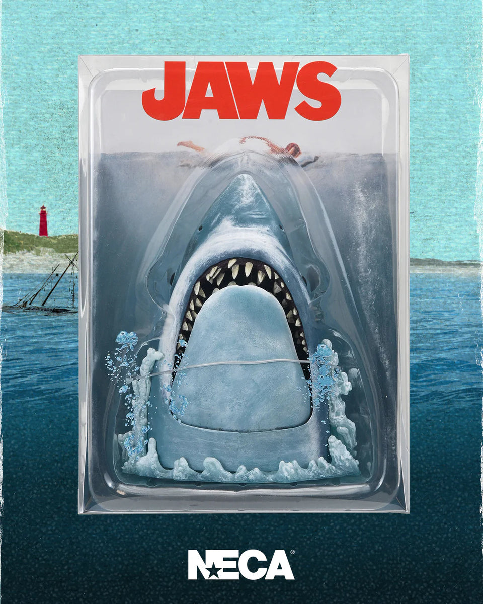 Jaws 50th Anniversary Poster Series Display Piece - NECA – Props ...