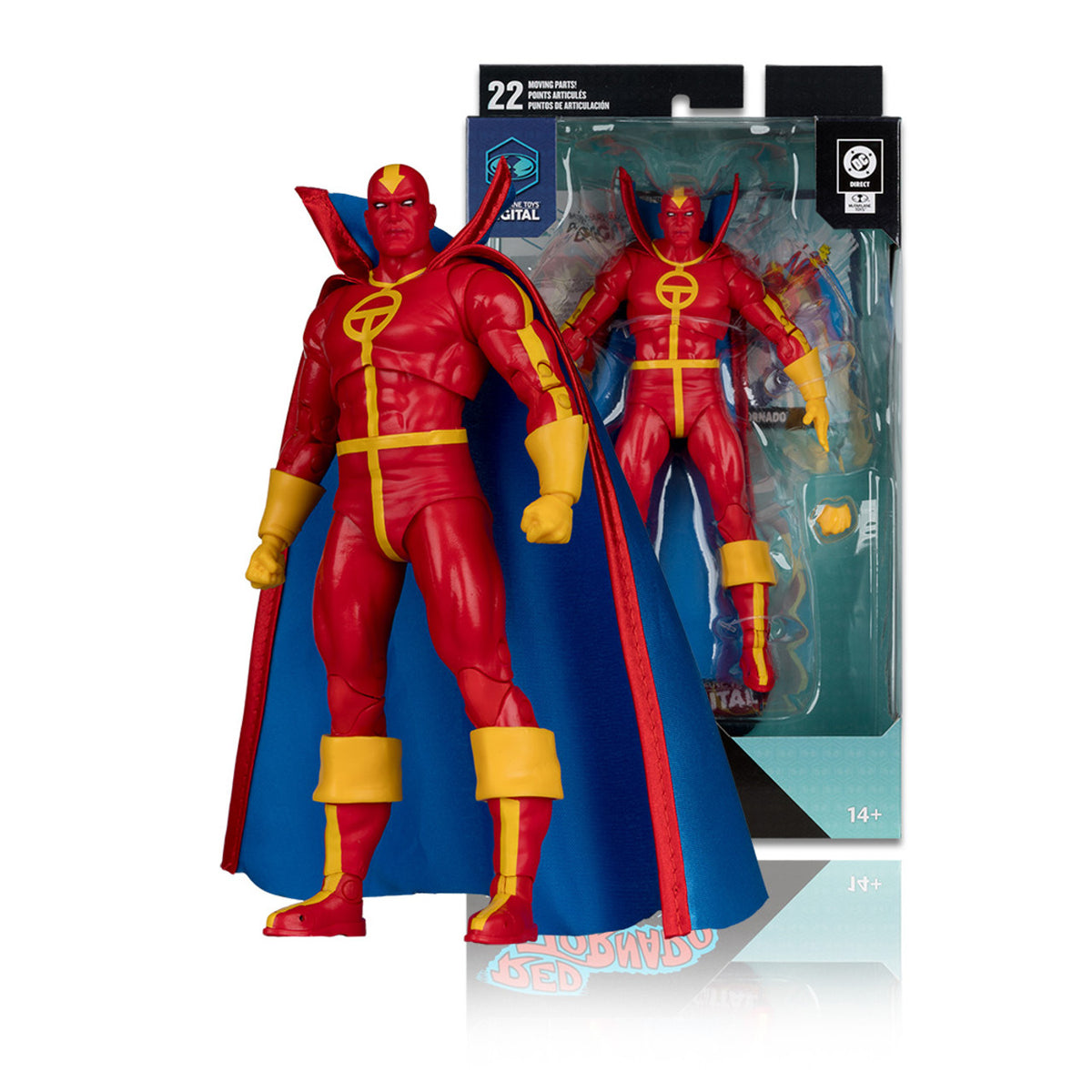 DC Multiverse Red Tornado (DC: The Bronze Age) 7" Figure w/McFarlane T ...