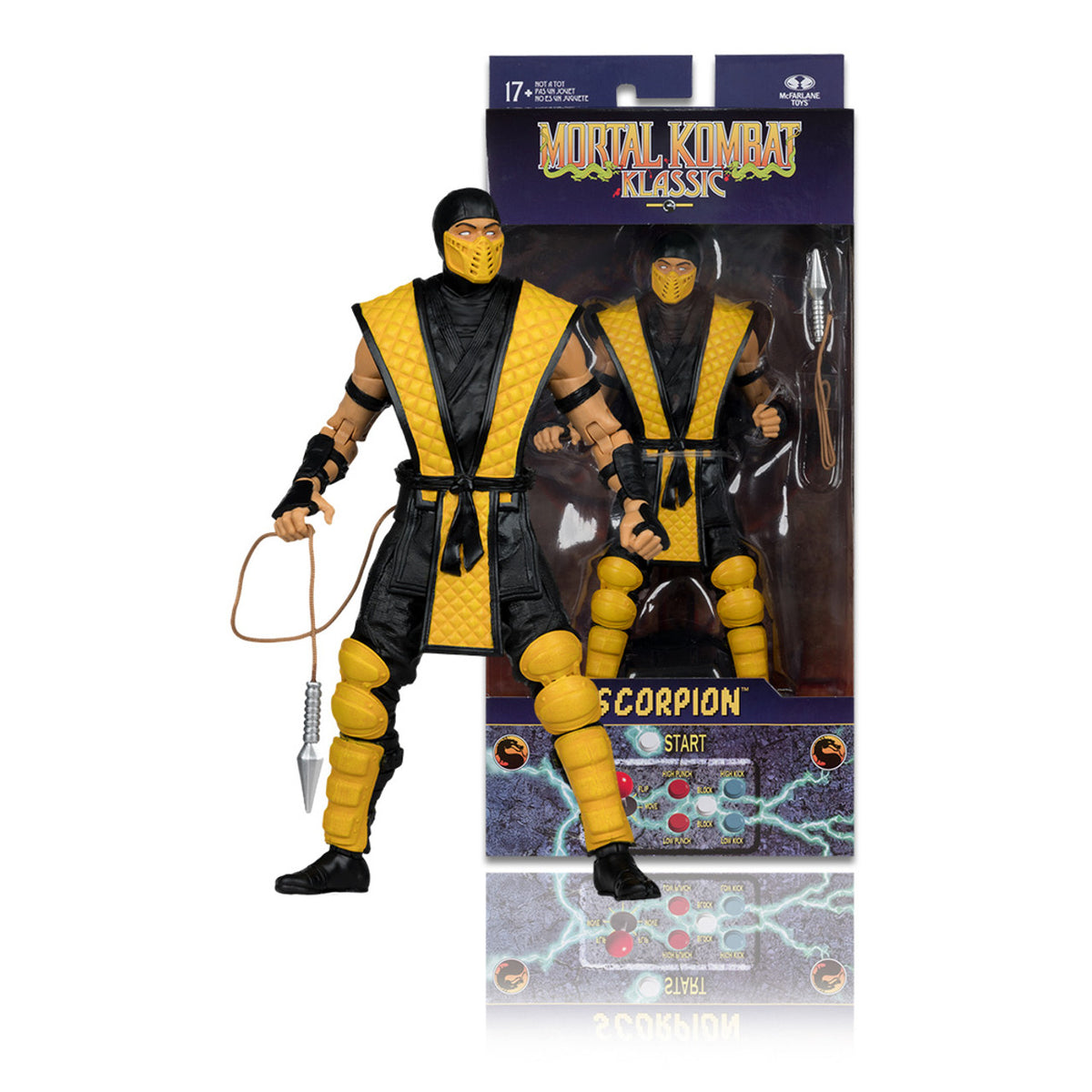 Scorpion (Mortal Kombat Klassic) 7" Inch Scale Action Figure - McFarla ...