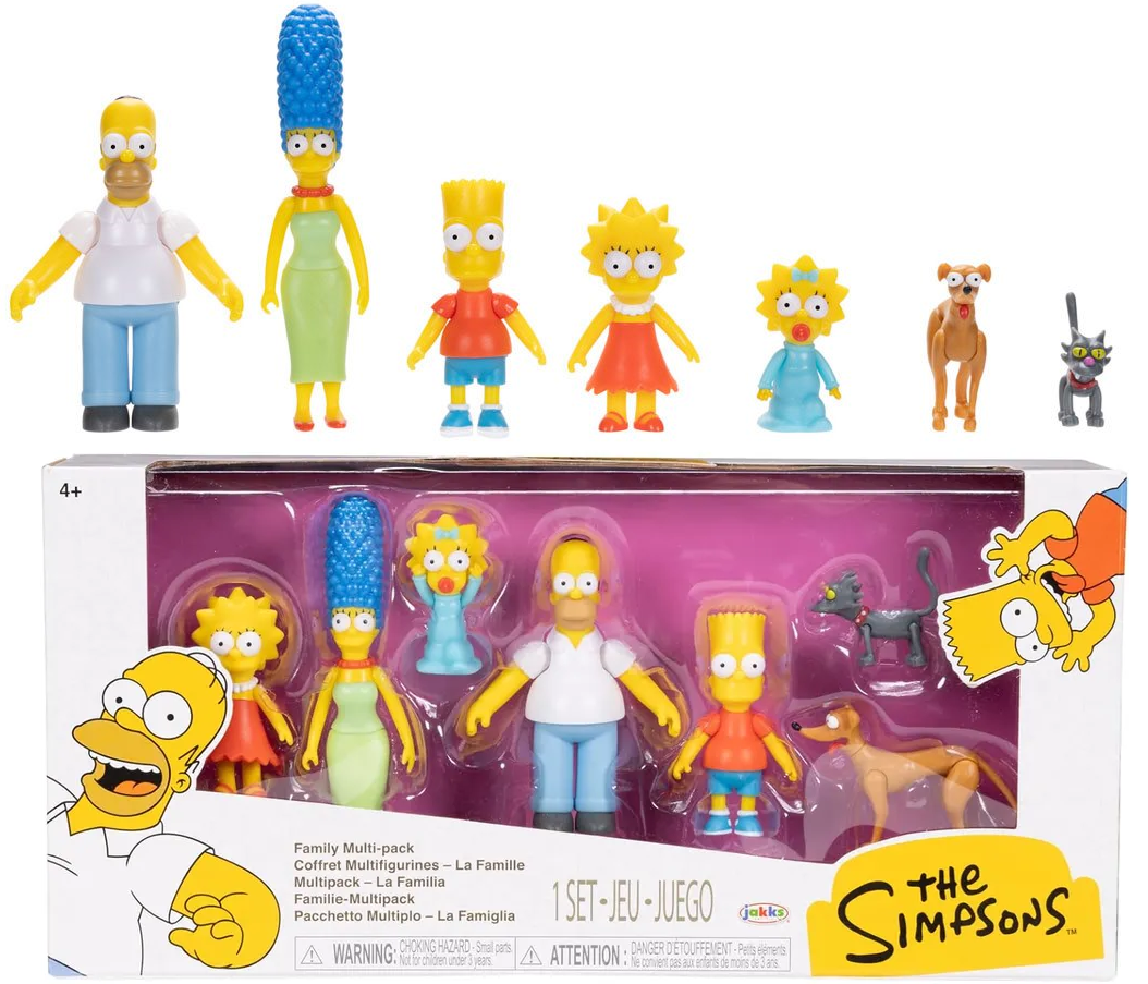 The Simpsons 2 1/2-inch Scale Action Figure Multipack - Jakks Pacific ...